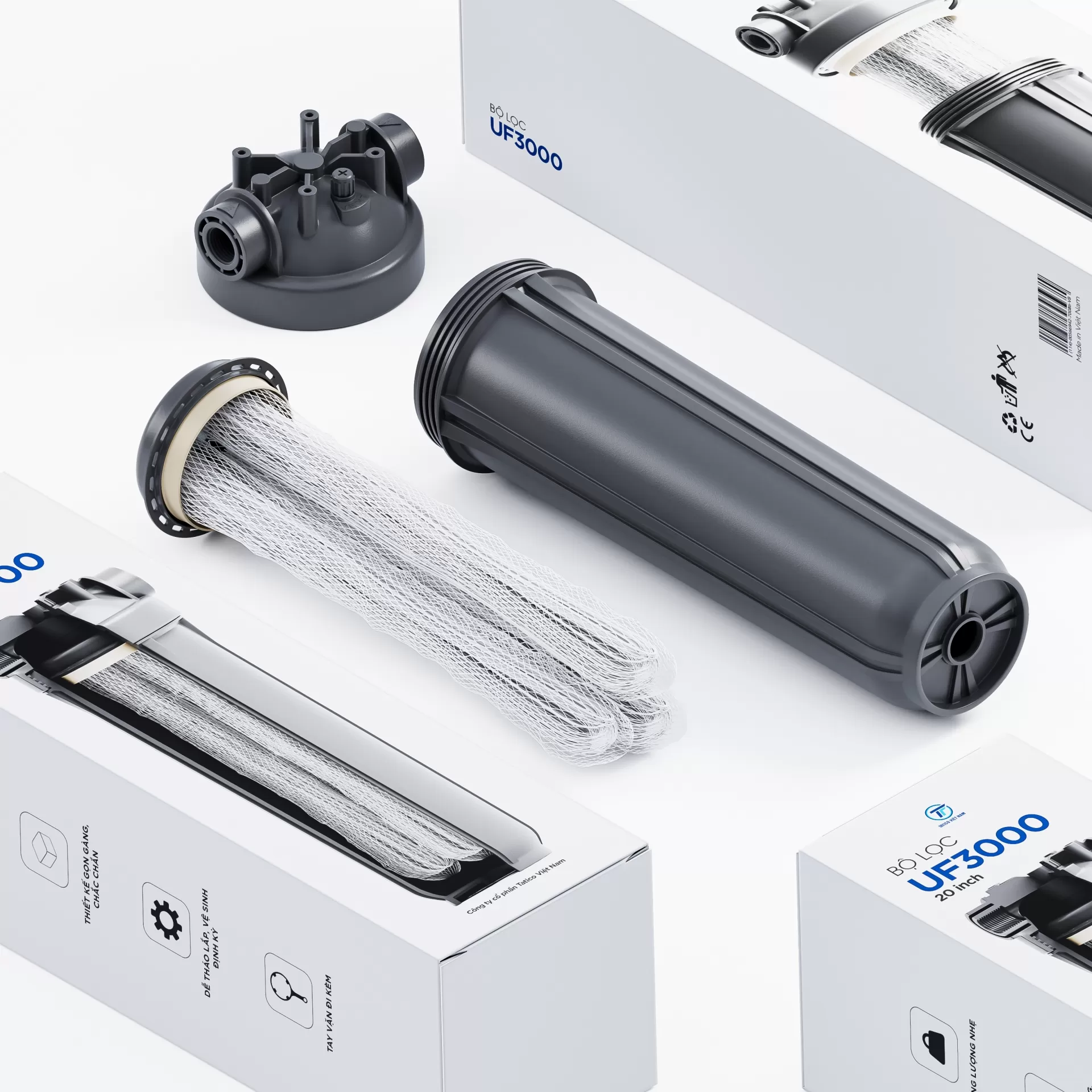 Bộ lọc UF3000 Tatico 20 inch giải pháp